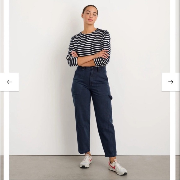 Alex Mill | Pants & Jumpsuits | Alex Mill Phoebe Carpenter Barrel Leg ...